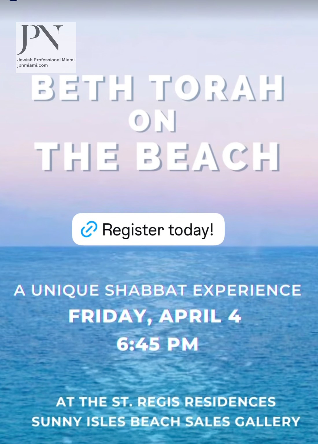 Beth Torah Benny Rok Campus: Beth Torah on the Beach - JPN Miami