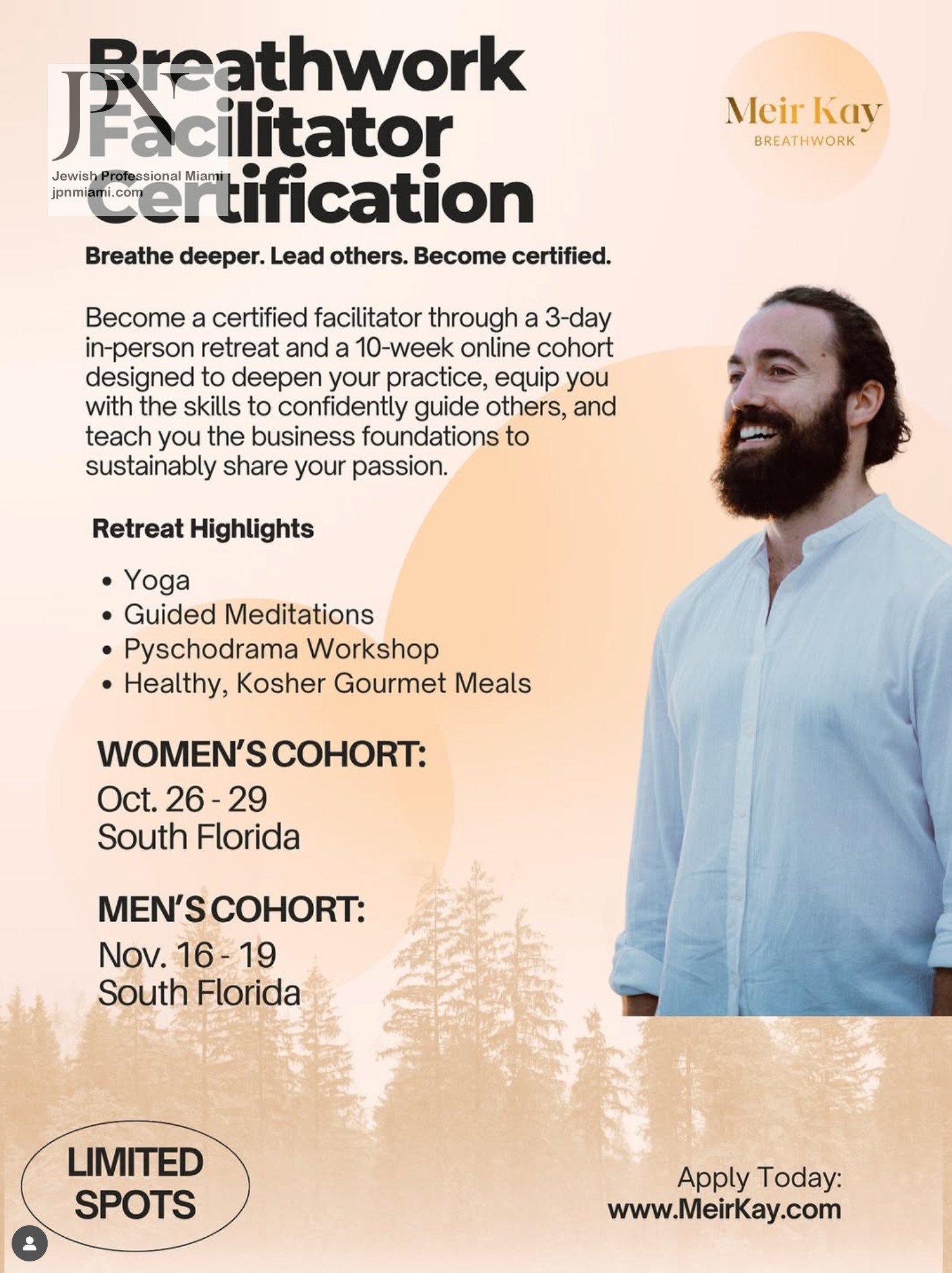 The House of More: Men's Breathwork Facilitator Certification - JPN Miami